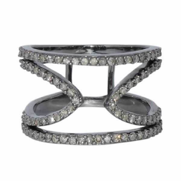 1.5 MM Round Single Cut Diamond Stylish Ring at Best Price in Jaipur ...