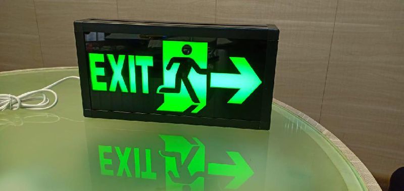 All Colours LED Exit Sign Board by Illumination India from Mumbai ...