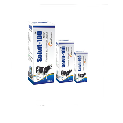 Solvit 100 Multivitamin Syrup - Inovet Healthcare, Pune