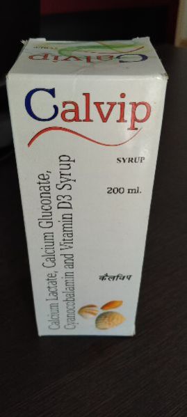 Calvip Syrup, Packaging Type : Glass Bottle, Plastic Bottle at Rs 68 in ...