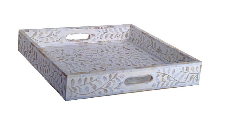 Designer Tray by Inlay Design from Udaipur Rajasthan | ID - 4724588