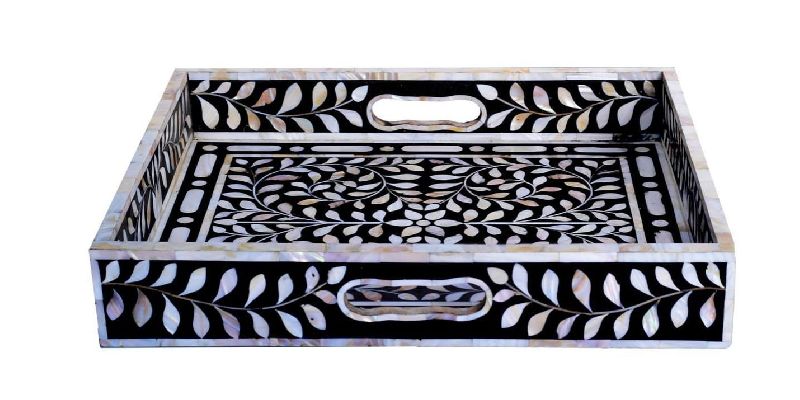Designer Tray by Inlay Design from Udaipur Rajasthan | ID - 4724588