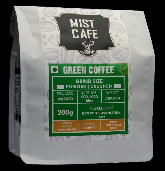 MIST CAFE ORGANIC GREEN COFFEE POWDER, Purity : 100%, Packaging Type ...