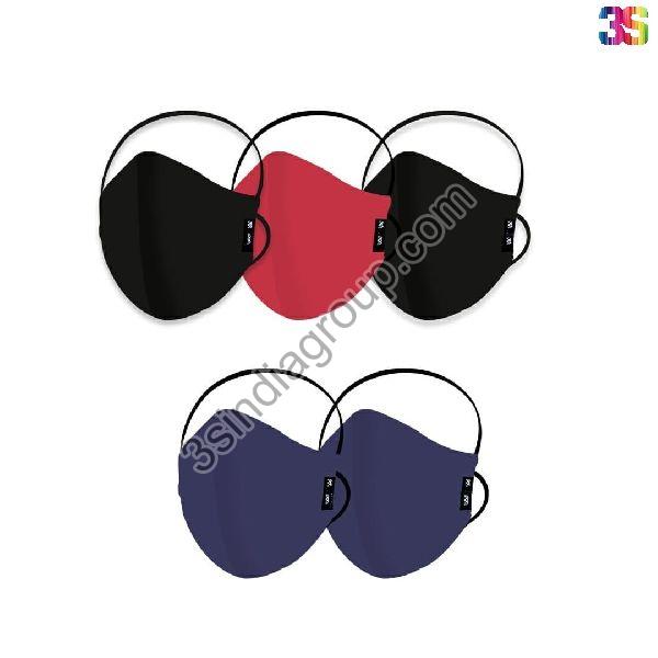 4 Layer Solid Face Mask, for Personal Protection Safety - 3S India ...