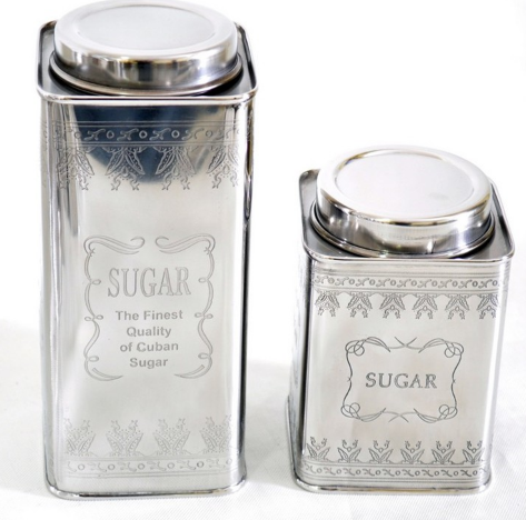 Steel Sugar Storage Box, Shape : Square by Orbit Trading from Sambhal ...