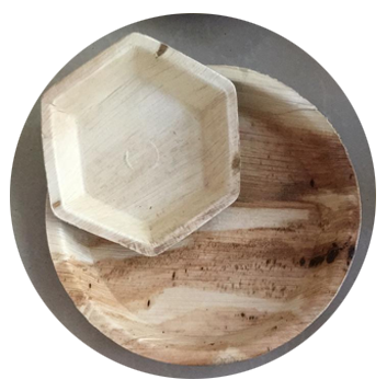 Areca Nuts Tree Leaf Plate, for Serving Food, Feature : Disposable, Eco ...