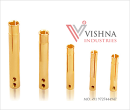 Brass Female Socket Pin, Finishing : Polished - VISHNA INDUSTRIES ...