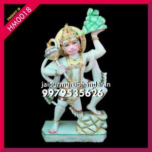 Marble Hanuman Ji Statues, Packaging Type : Carton Box, Thermocol Box ...