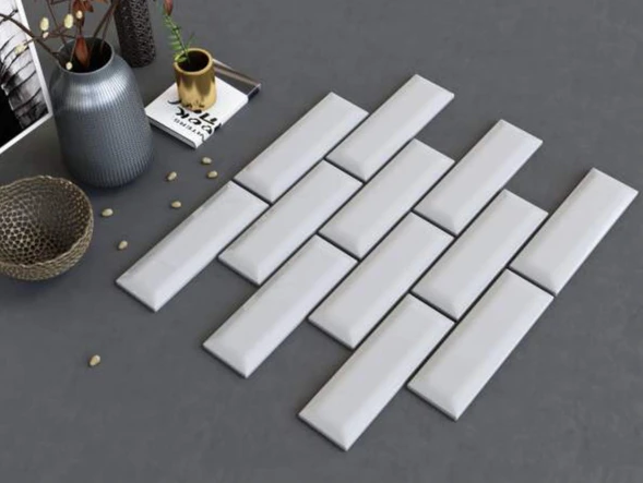 Rectangle Offset Brick Mosaic Tiles - Intaglio Ceramica, Morbi, Gujarat