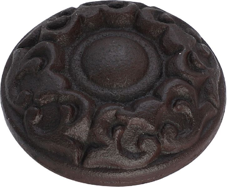 Rustic cast iron cabinet knobs, Color : black, white - DND Iron Hardware, Aligarh, Uttar Pradesh