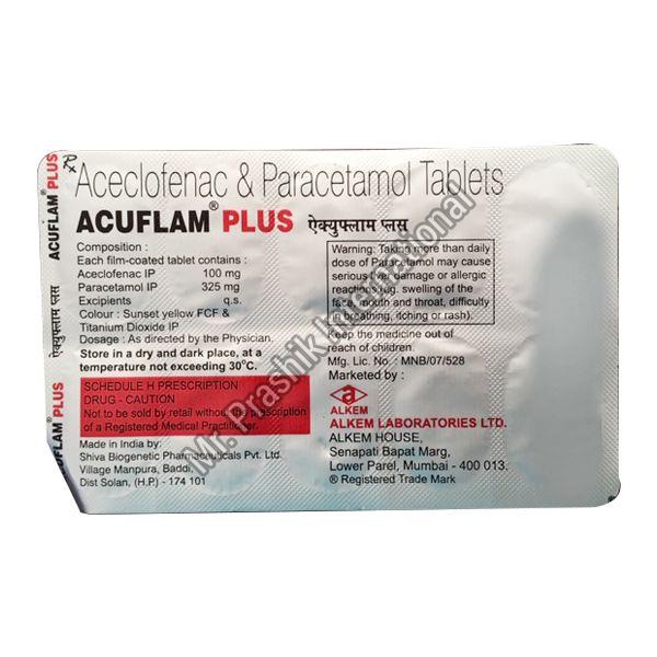 Acuflam Plus Tablets at best price in Amravati Maharashtra from Mr ...