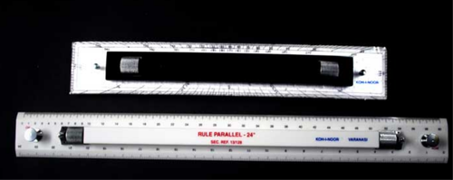 Fibre Plastic Parallel Rule - Kohinoor Slide Rules Fabrik P. Ltd ...