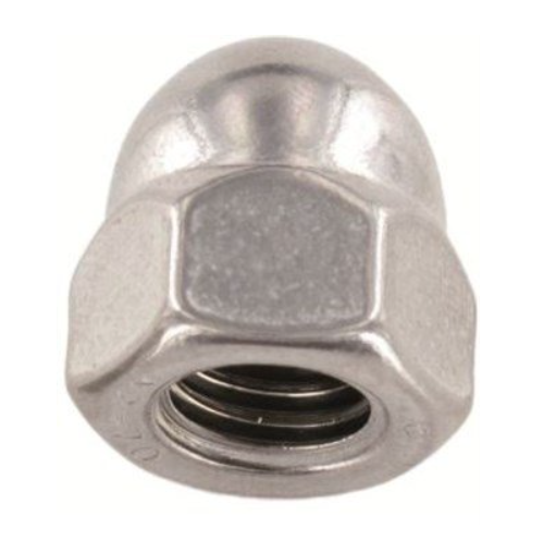 Stainless Steel A1/ A2/ A4 DIN 1587 Hexagon Domed Cap Nut - Geeta Engineering Works, Mumbai ...