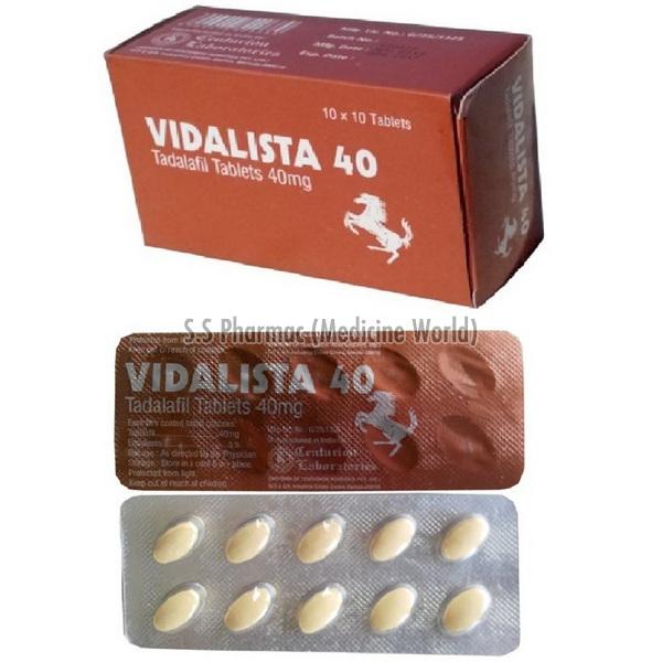 Vidalista - 40 mg tab at Rs 30 / Strip in Nagpur | S.S Pharmac ...