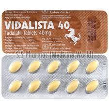 Vidalista - 40 mg Tablet by S.S Pharmac (Medicine World), 40 mg ...