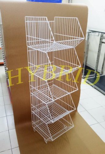 Hybrid Mild Steel Supermarket Chips Rack, Rack Type : Free Standing ...