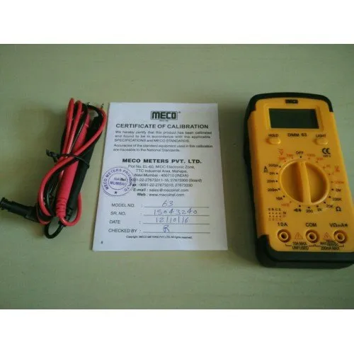 Meco Digital Multimeter, INR 550 / Units by Western Instruments from ...