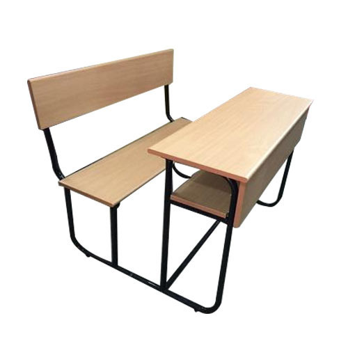 Rectangular School Wooden Desk, Color : Brown - Sreema Ergonomics ...