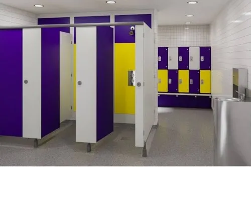 Toilet Cubicle System, Color : white blue at Rs 17,000 / Piece in ...