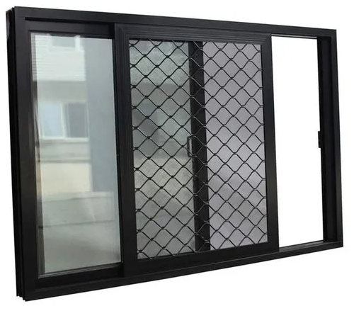 UPVC Two Track Window, Glass Type : Toughened Glass, Open Style ...