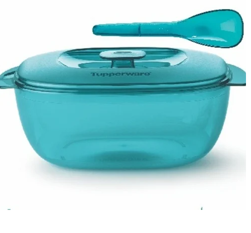 Round Plastic Tupperware serving bowl, for Home, Color : Ocean blue at ...