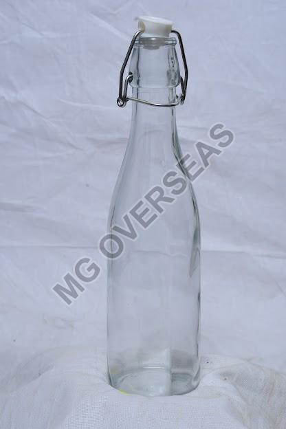 650ml Glass Round Crimp Bottle, INR 85 / Piece by MG Overseas from Firozabad Uttar Pradesh | ID ...