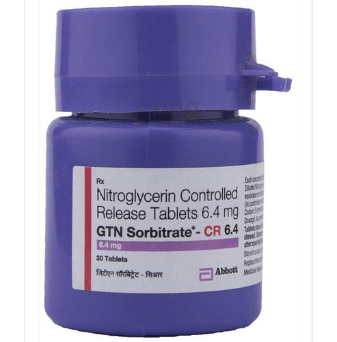 GTN Sorbitrate Glyceryl Trinitrate, Form : Tablet at Rs 17 / Bottle in ...