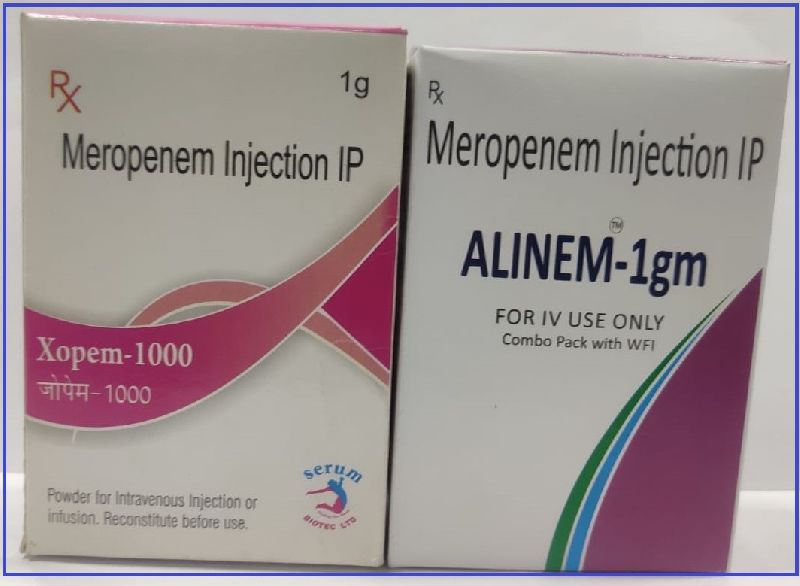 Manufacturer of Meropenem Injection & Meropenem inj.1gm | Nootan ...