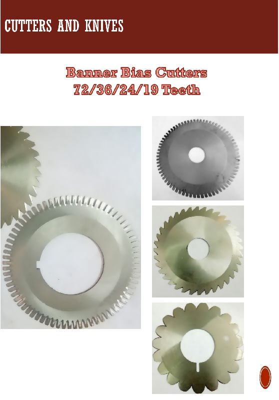 Slitting Cutter Vent Trimming Blades Manufacturer from Faridabad, Haryana