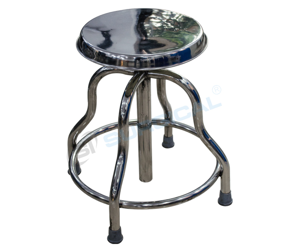SS Revolving Stool at Best Price in Howrah | S.I Surgical Corporation