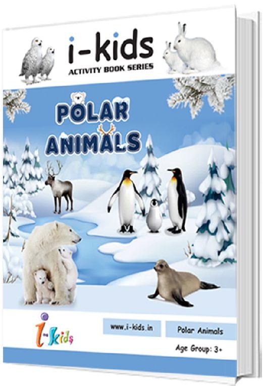 i-kids Rectangular Polar Animals Activity Book, Pattern : Printed, Size ...