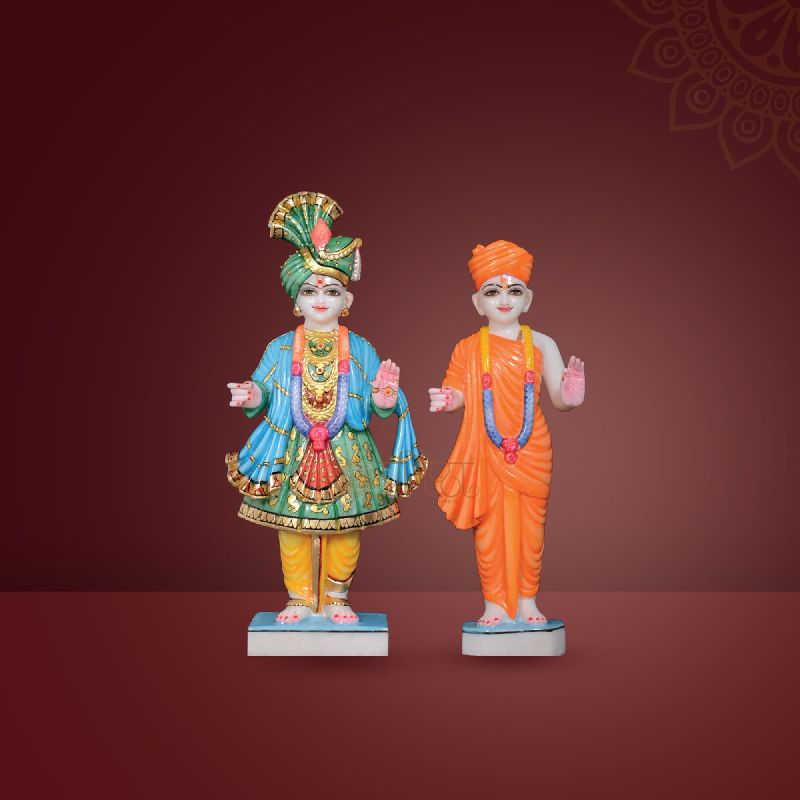 Pratistha Marble SWAMINARAYAN SWS-108, Color : White at Best Price in ...