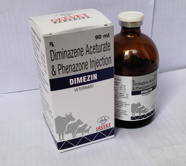 Diminazene Aceturate, Phonazone Injection, for Antipyretic, Grade ...