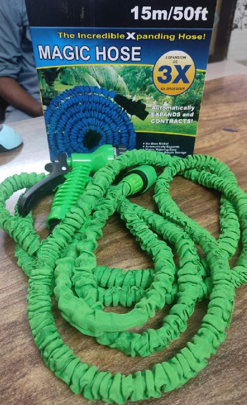 Green Coated Magic Garden Hose Pipe, Shape : Round at Rs 110 in Delhi ...