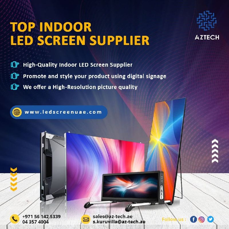 Aztech LED Screen in Dubai - Supplier of Indoor LED Display & LED ...
