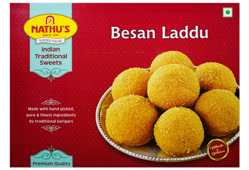 Besan Ladoo, Packaging Type : Box, Packaging Size : 500 Grams at Rs 72 ...