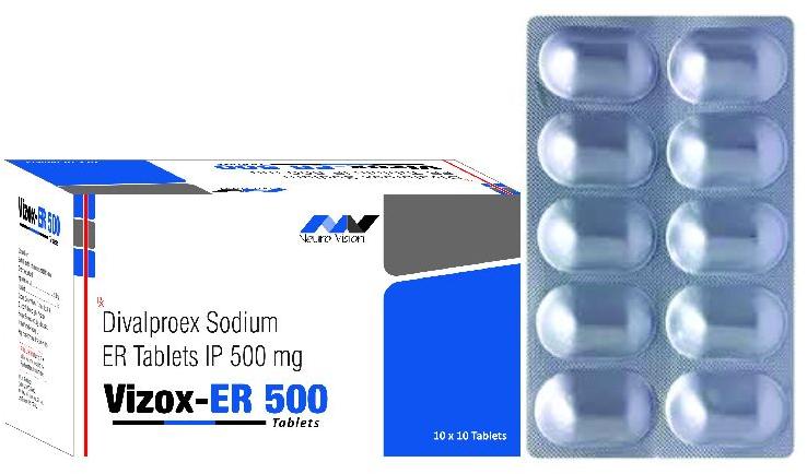 Vizox-ER 500 Mg Tablets, Grade : Pharma Grade, Feature : No Chemical ...