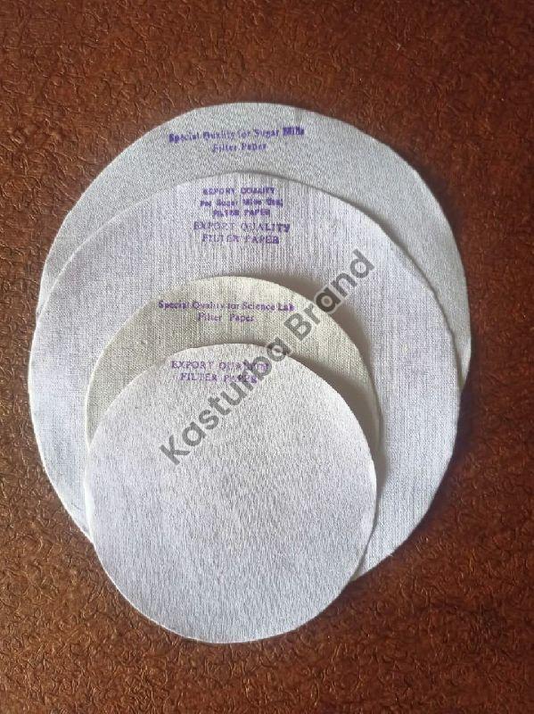 Round Laboratory Filter Paper, Size : Standard, Technics : Handmade ...