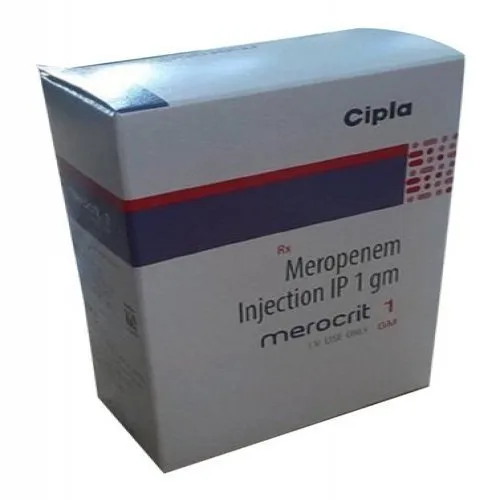 Merocrit Meropenem Injection at best price INR 450 / Vial in Delhi ...