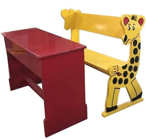 Wooden Play School Kids Bench, Color : Yellow Red at Rs 4,000 / Piece ...