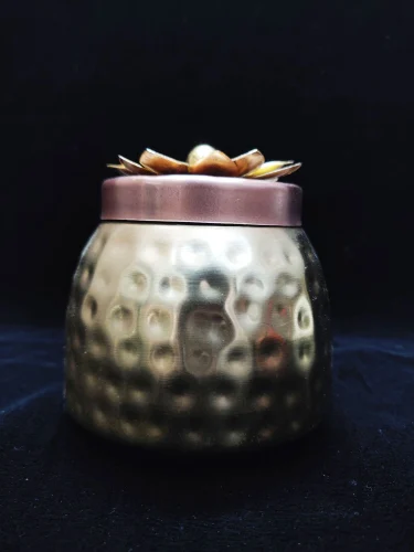 Metal Jars, INR 165 / Piece by Swastik Emporium from Hyderabad ...