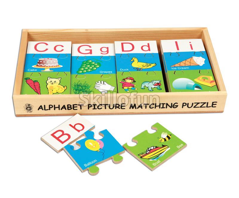 Multicolor Alphabet Picture Matching Puzzle, INR 830 / Piece by ...