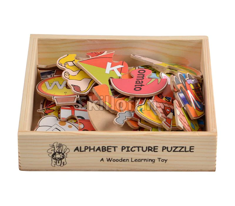 Non-Toxic Inks Alphabet Picture Puzzle, Age Group : 2-4 Yrs, Color ...