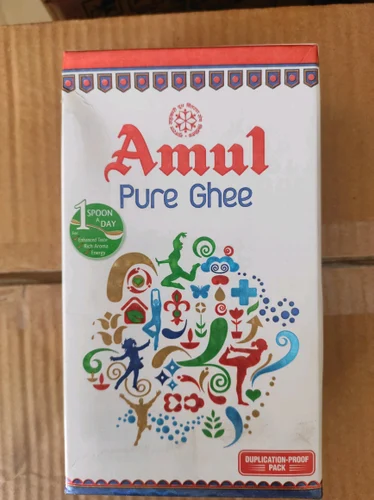 Amul Pure Ghee, Packaging Type : Pouch, Color : White - Tirupati Balaji ...