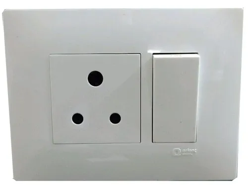 Plastic Modular Switches Socket, Color : White at Rs 25 / Piece in Kota ...