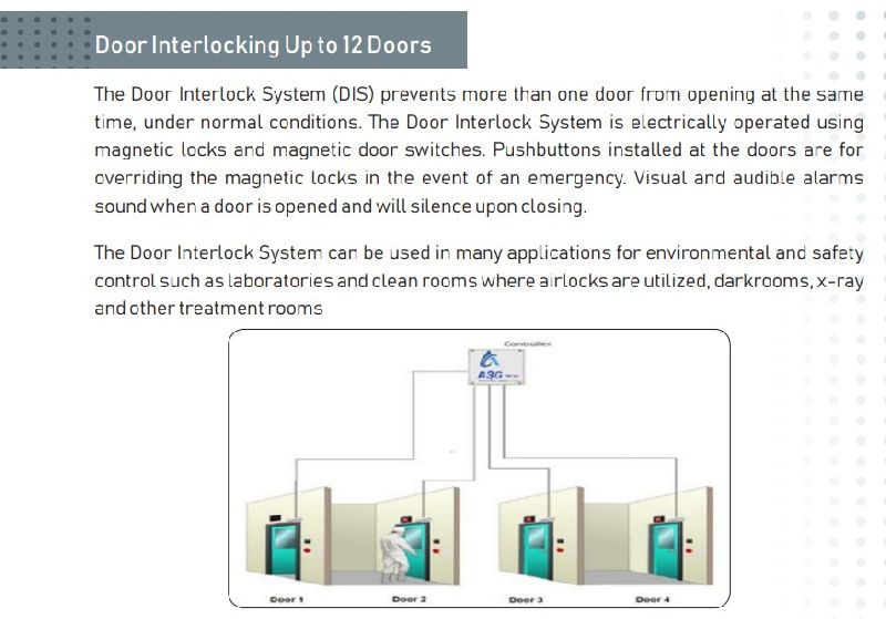 Door Interlocking System air shower controller Manufacturer from Delhi, Delhi