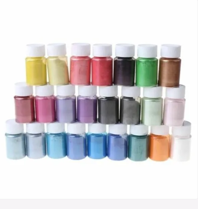 Cosmetic Mica Colors, Shimmer Powder, for Epoxy Resin, Soap Making ...