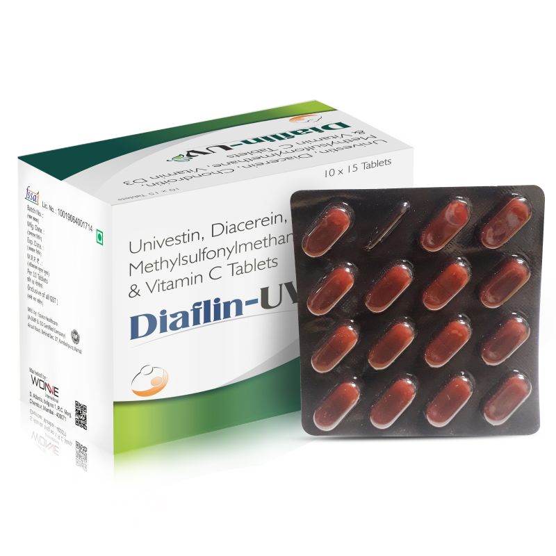 diaflin uv tablets, for Hospital, Clinical, Packaging Type : 10*15 Bli ...