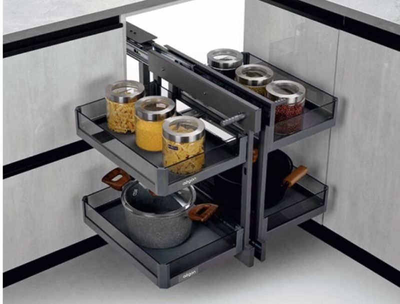 Metal Universal Magic Corner, For Kitchen, Feature : Attractive Designs ...