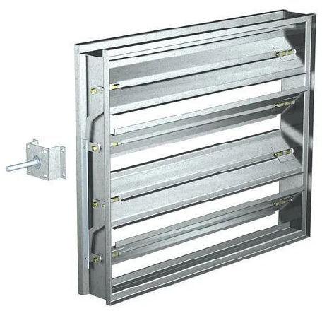 Galvanized Steel Sheet Volume Control Damper, Shape : Rectangle Round ...